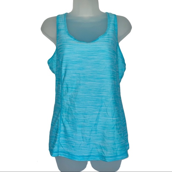 Danskin | Tops | Sky Blue Racerback Tank Top Workout Active Running ...